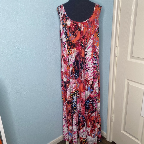 NY Collection | Dresses | Ny Collection Colorful Maxi Dress | Poshmark